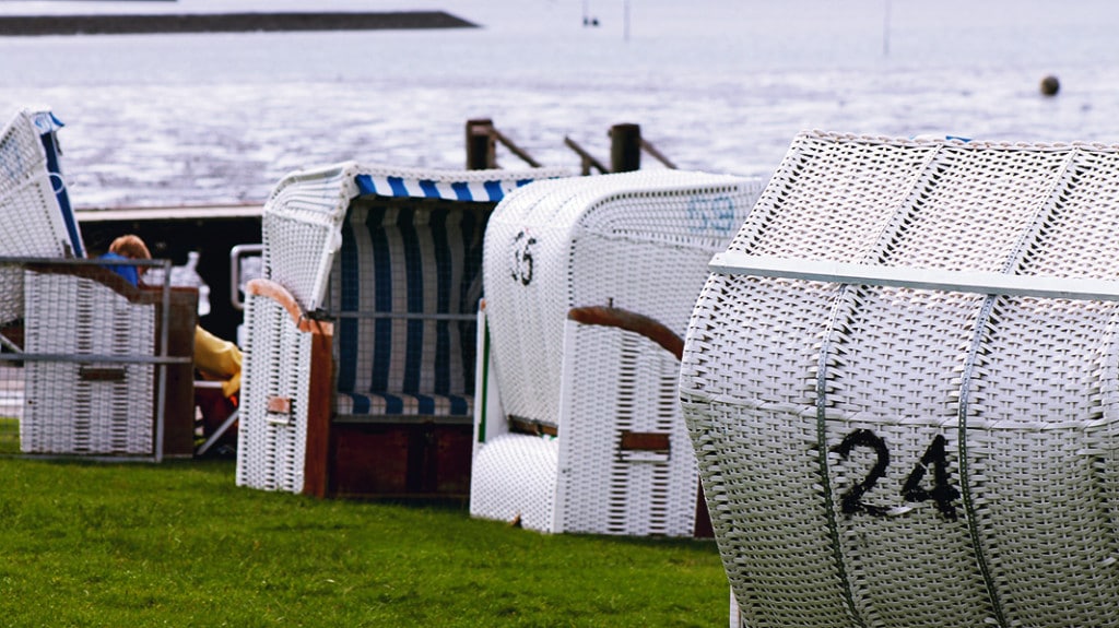 Die Stadt Husum an der Westküste Schleswig-Holsteins